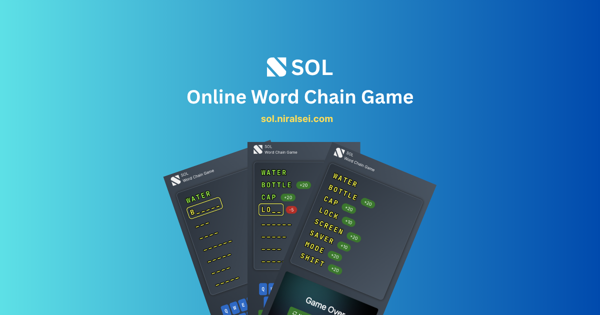 Sol – The Word Chain Game